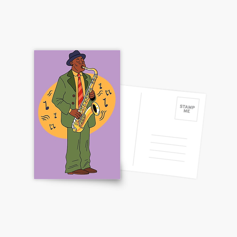 "Jazz singer | International jazz day | world jazz music" Postcard by ...