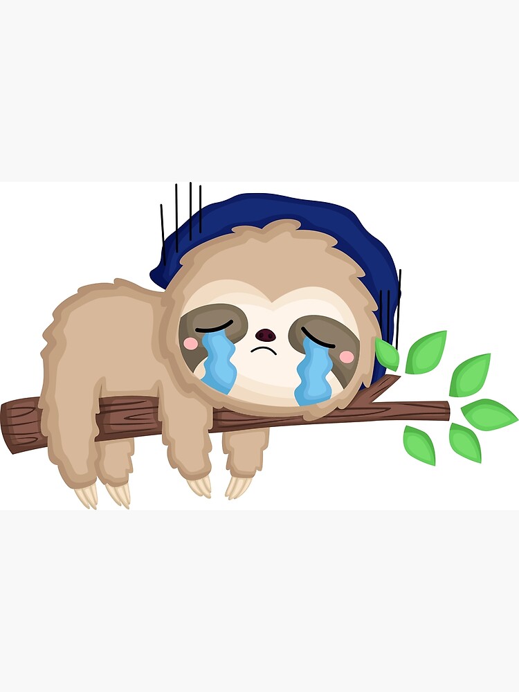 "Sad Sloth" Poster for Sale by Andrius123 | Redbubble