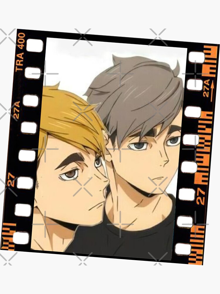 "Miya Twins Camera Roll Photo-Op" Sticker by medeir86 | Redbubble