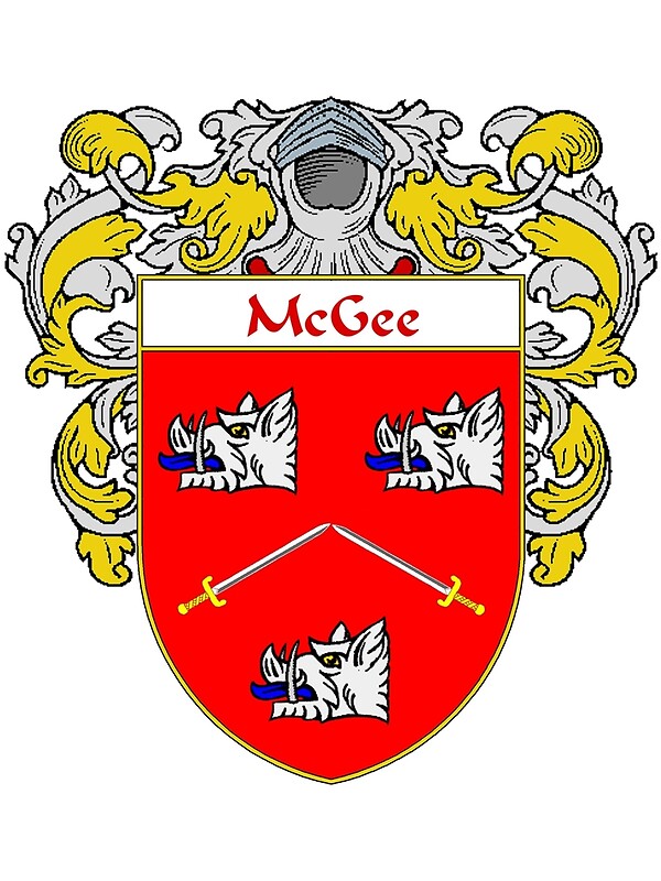 "McGee Coat of Arms/Family Crest" Art Prints by William Martin | Redbubble