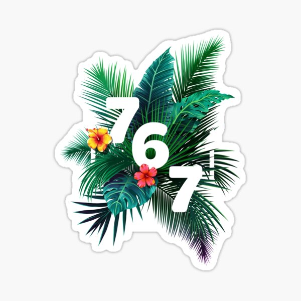 "Dominica Phone Area Code - 767" Sticker for Sale by Jade-Treasure ...