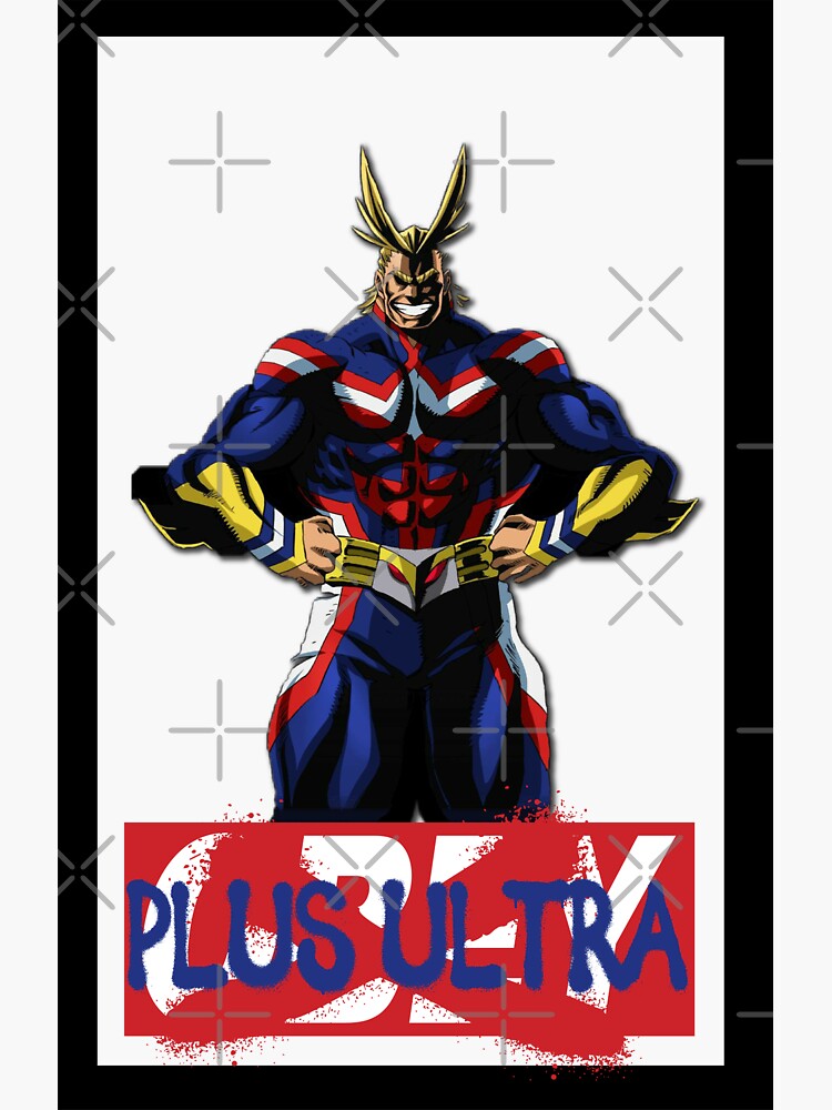 "plus ultra!" Sticker for Sale by cremadesign | Redbubble