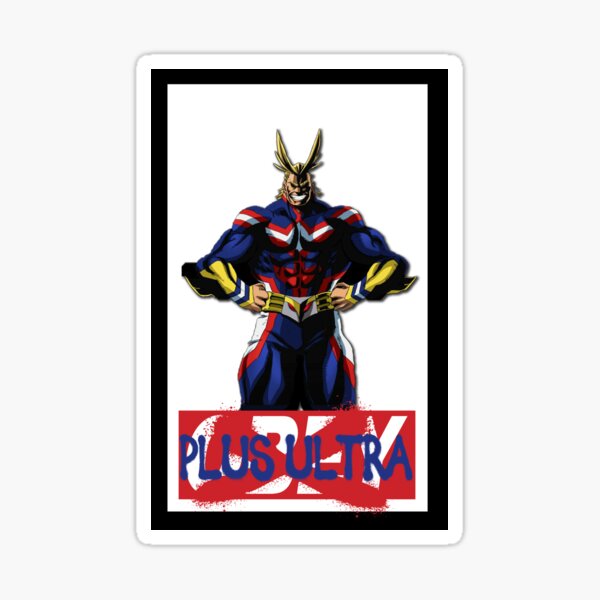 "plus ultra!" Sticker for Sale by cremadesign | Redbubble