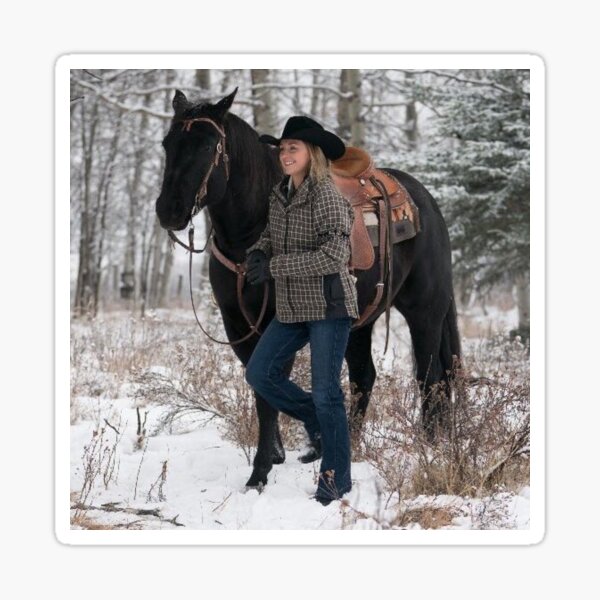 "Amy Fleming and Spartan" Sticker for Sale by HeartlandItaly | Redbubble