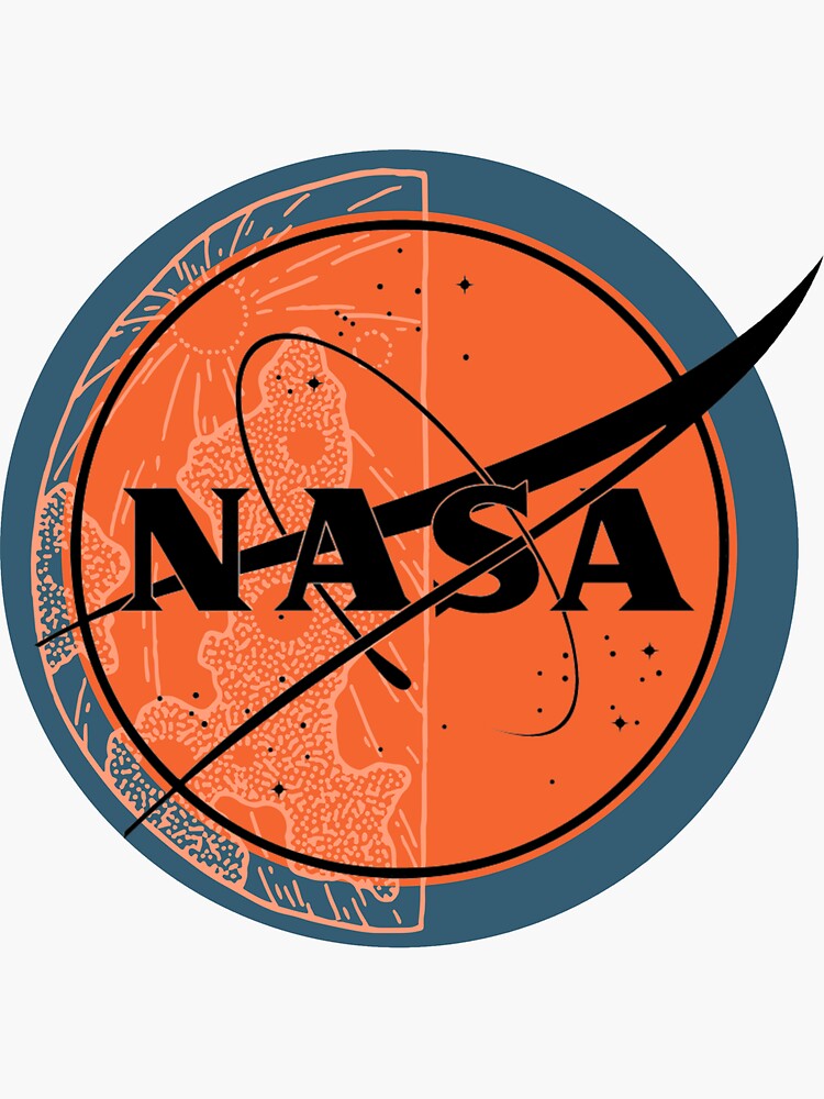 "NASA Word Themed" Sticker for Sale by numangg | Redbubble