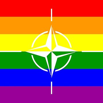 "LGBTQ Nato Pride Flag" Sticker by SozioNiko | Redbubble