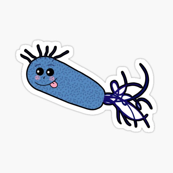 "E. coli" Sticker for Sale by twinklepatel25 | Redbubble