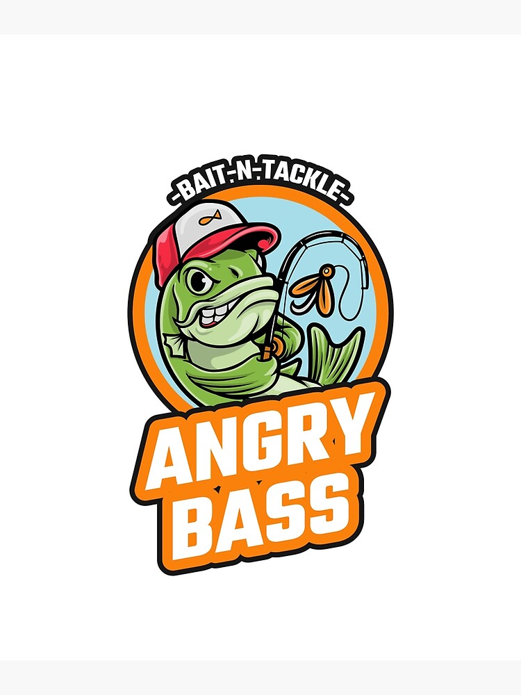 "angry bass, bait and tackle" Photographic Print for Sale by GttP ...