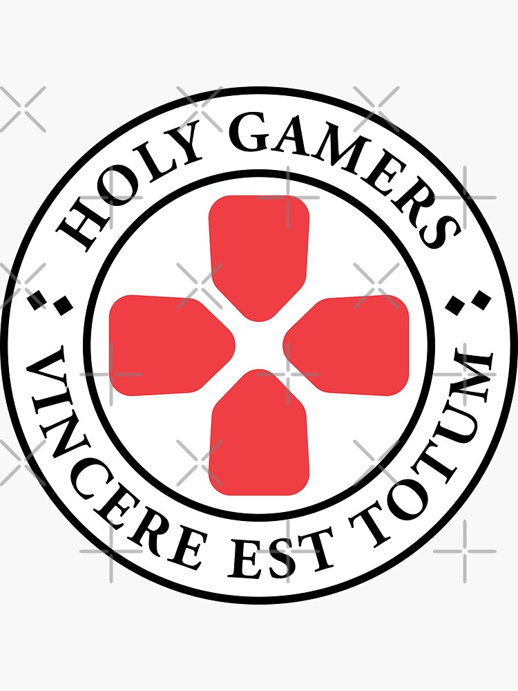 "HOLY GAMERS TEMPLAR LOGO | VINCERE EST TOTUM - TO WIN IS EVERYTHING ...