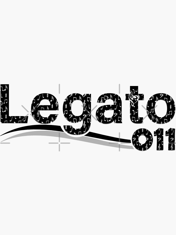 "Udruženje muzičara LEGATO 011 logo" Sticker by GEStudio | Redbubble