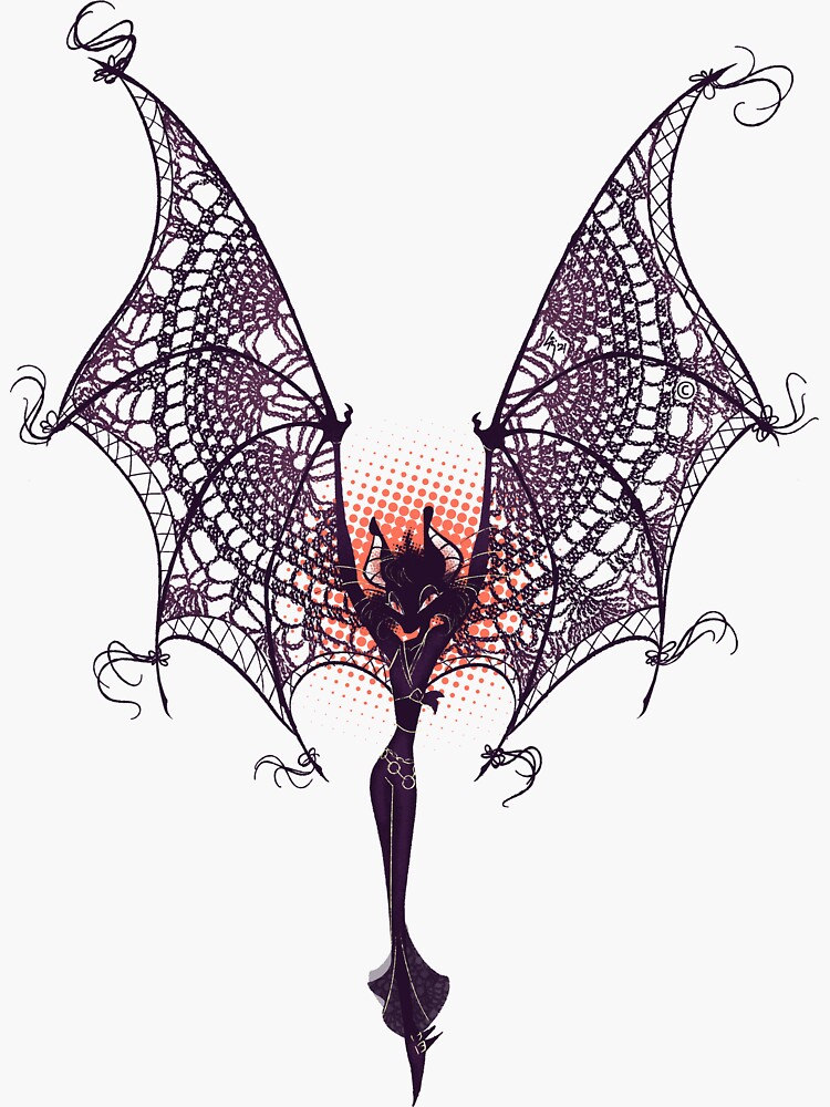 "KyaraBat Revamp" Sticker for Sale by LarissaRivero | Redbubble