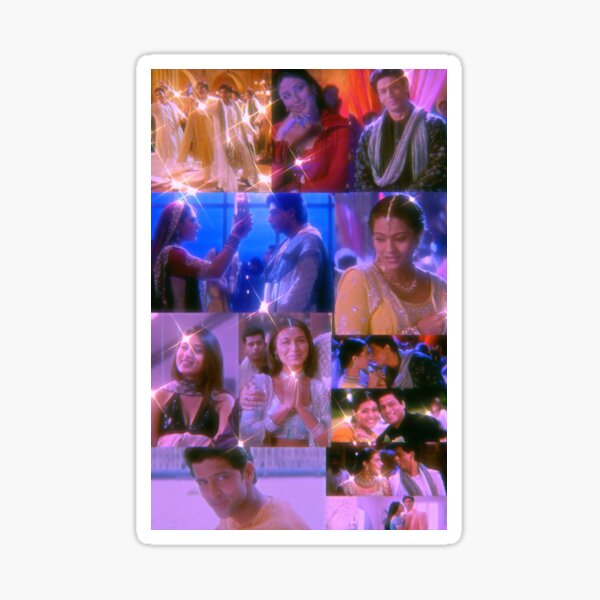 "90s Kabhi Khushi Kabhie Gham cast " Sticker by BollywoodAI | Redbubble