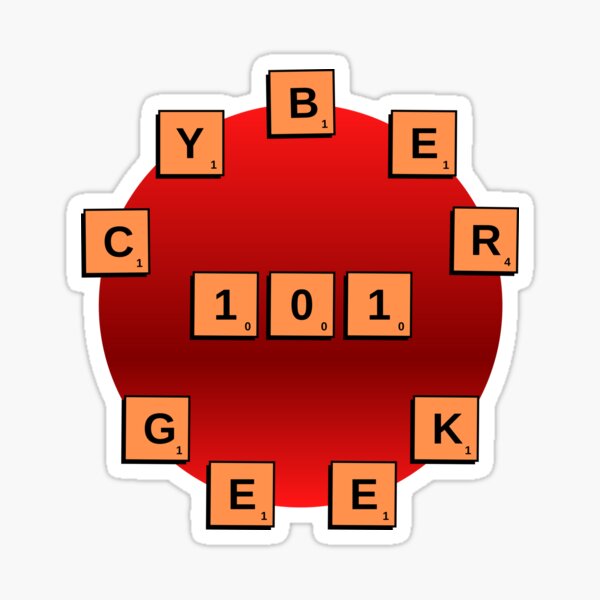 "Cyber 101 Geek Style B13" Sticker for Sale by Cyber101Geek | Redbubble