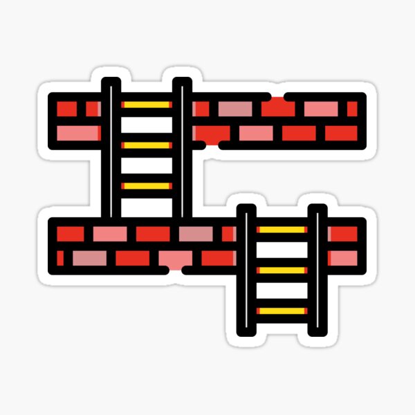 "Ladders" Sticker for Sale by CyberCubed | Redbubble