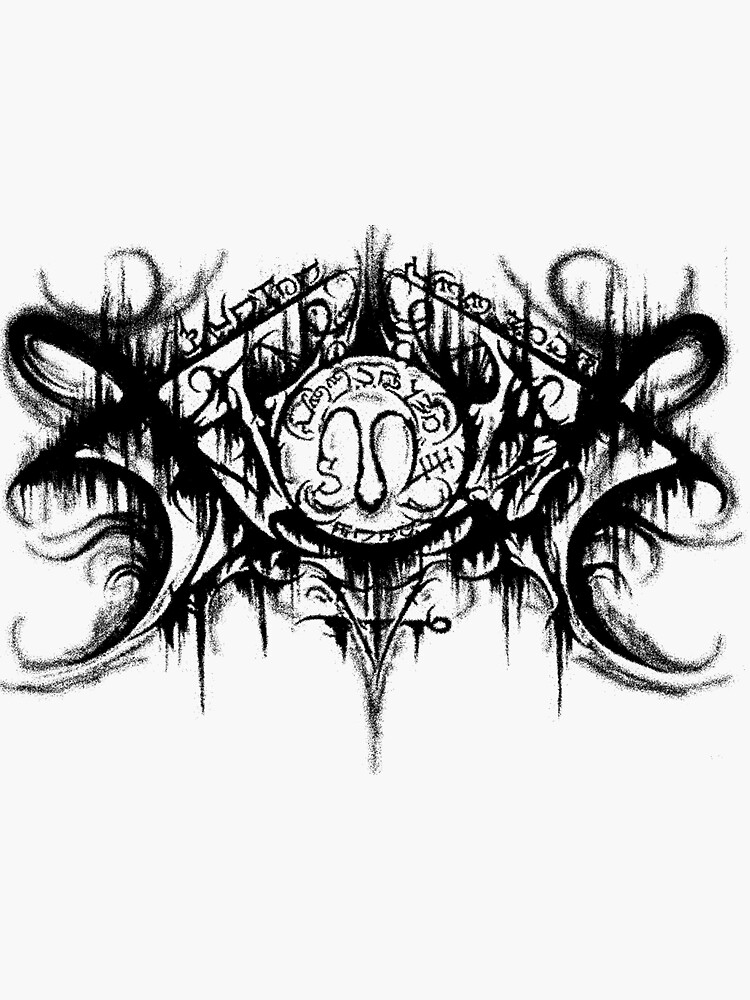 "Xasthur Band Logo Sticker " Sticker for Sale by elvensailor | Redbubble