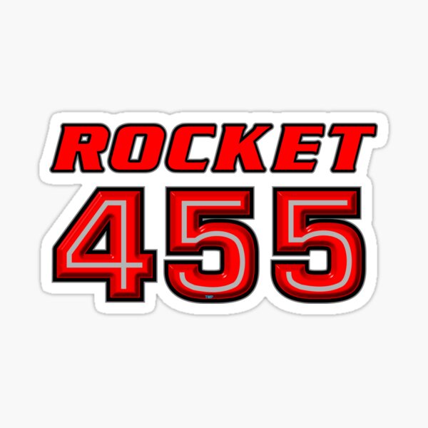 "Rocket 455" Sticker for Sale by tmpsg | Redbubble