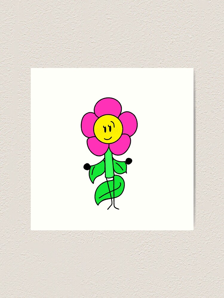 "Flower BFB" Art Print for Sale by Noahhblossom | Redbubble