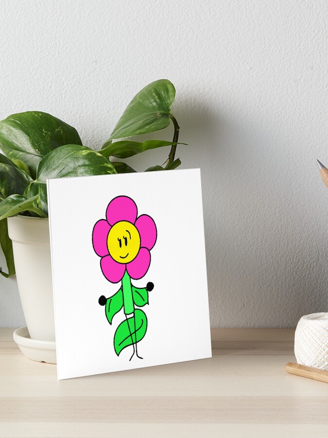 "Flower BFB" Art Board Print for Sale by Noahhblossom | Redbubble