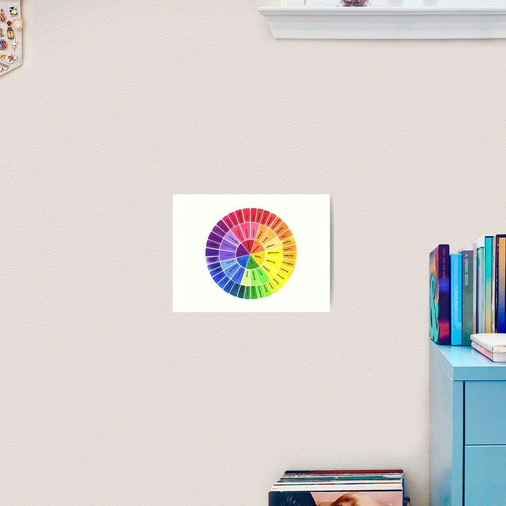 "emotional color wheel" Poster for Sale by Love-Beth | Redbubble