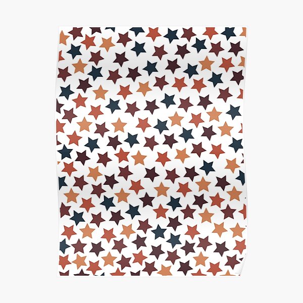 "Sunset sky stars pattern" Poster for Sale by Joannanotes | Redbubble