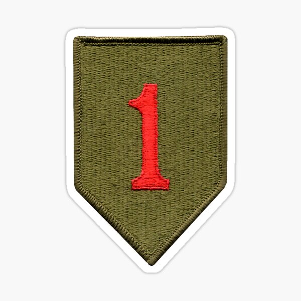 "Big Red One - 1st Infantry Division" Sticker for Sale by Buckwhite ...