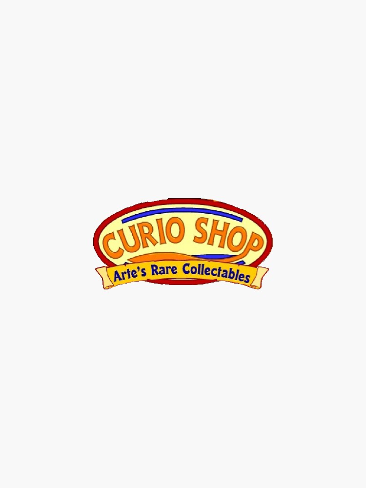 "Curio Shop Logo" Sticker for Sale by trendyxoxo | Redbubble