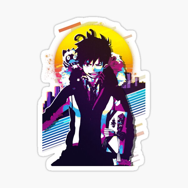"Rin - Ao no Exorcist (Blue Exorcist) " Sticker by blrhwwd19 | Redbubble