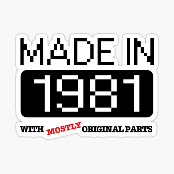 "40th birthday 1981 Gift Made in 1981 with Mostly original parts ...