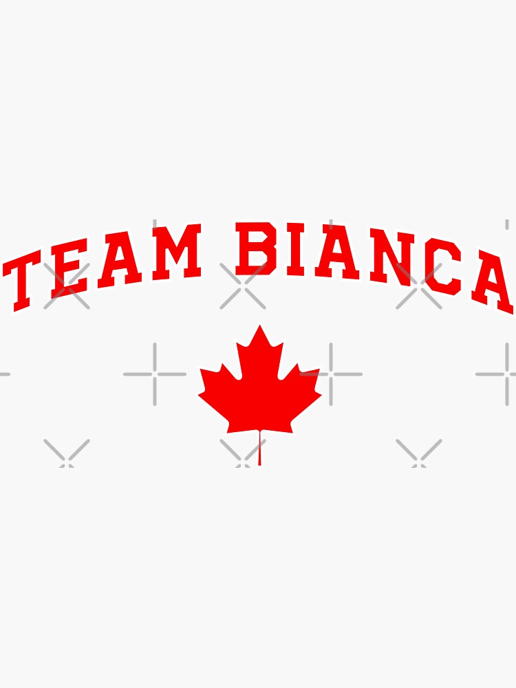 "Team Bianca" Sticker for Sale by finepaint | Redbubble