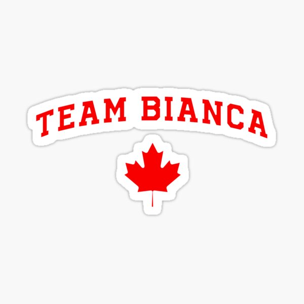"Team Bianca" Sticker for Sale by finepaint | Redbubble