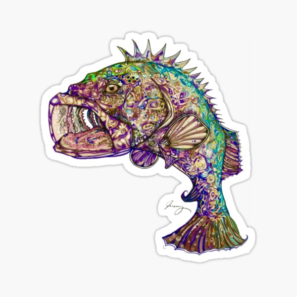 "Color Grouper" Sticker for Sale by 4000Free | Redbubble