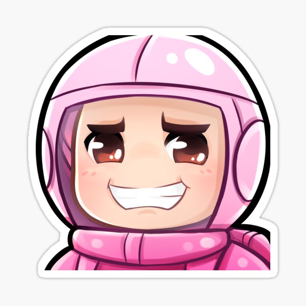 "Pink Cosmonaut Cringe Emote" Sticker for Sale by Cosmosis42 | Redbubble