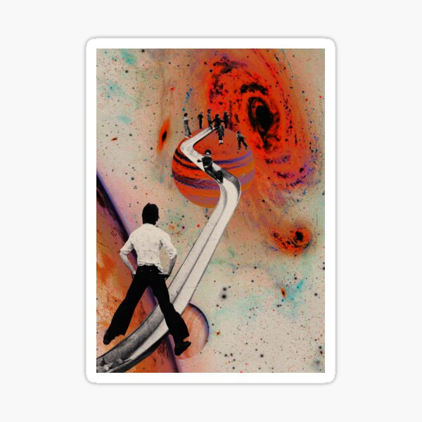 " Interstellar slide collage" Sticker by sonchodien | Redbubble