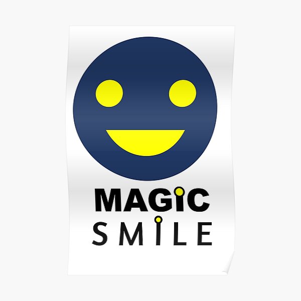 "Magic Smile Magical Emoji Face" Poster by promoon | Redbubble