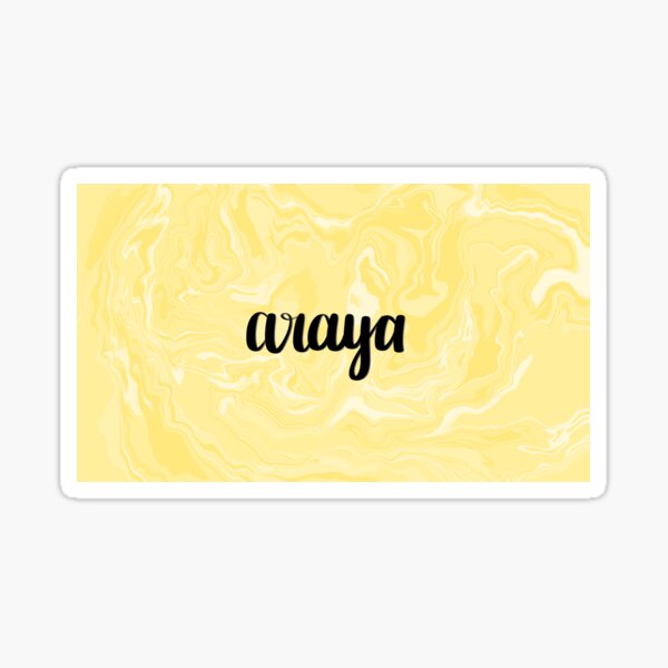 "Araya yellow marble " Sticker for Sale by ArtbyAnkitha | Redbubble