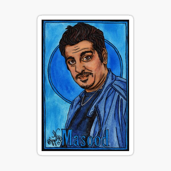 "Masood" Sticker by eastiesusa | Redbubble