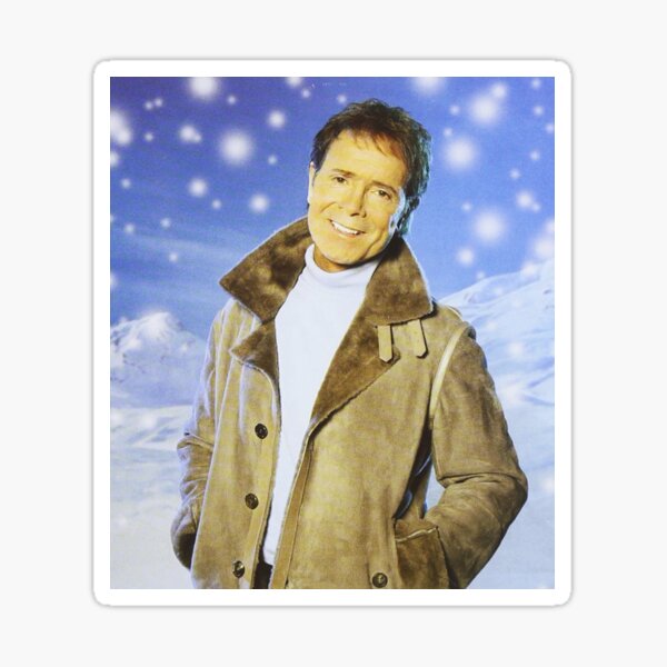 "best cover art legend musician singer man cliff richard" Sticker by ...