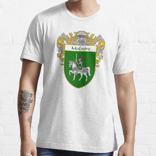 "McGuire Coat of Arms/Family Crest" Essential T-Shirt for Sale by ...