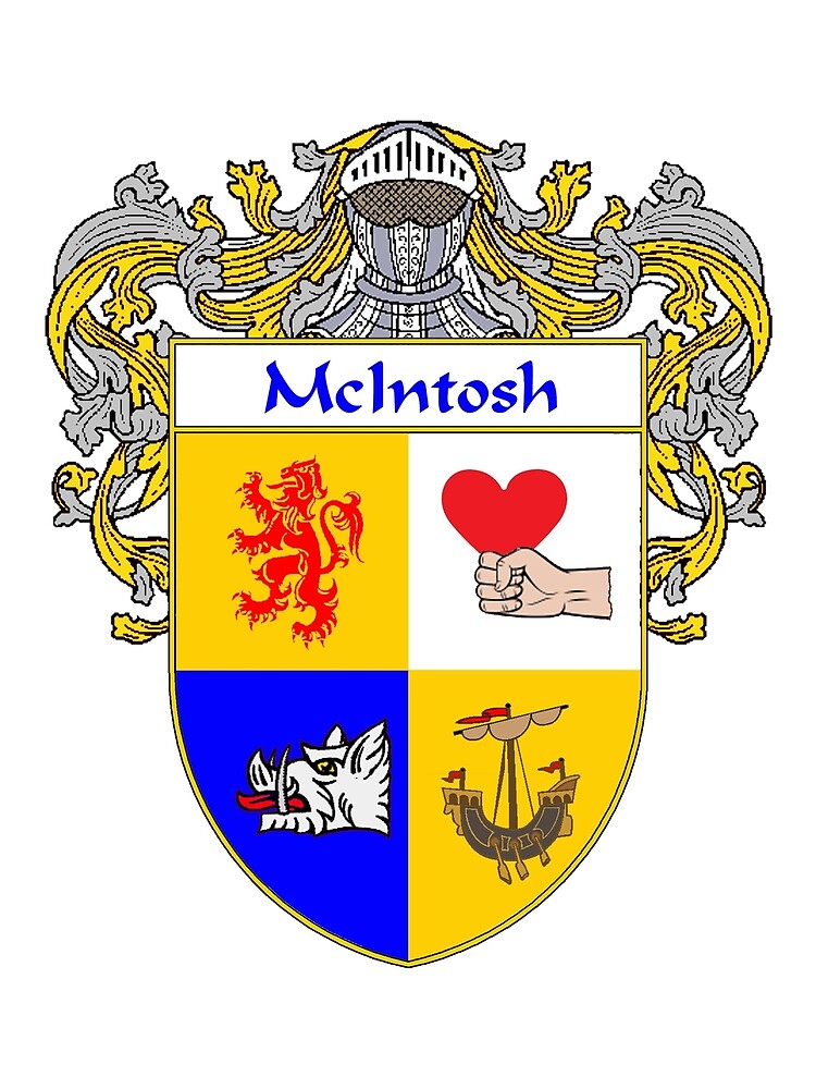 "McIntosh Coat of Arms/Family Crest" Framed Art Print by IrishArms ...