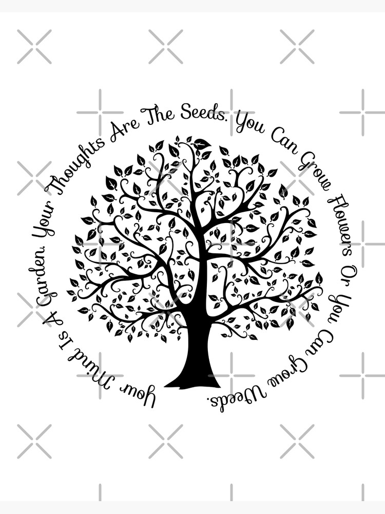 " Your Mind Is A Garden" Art Board Print for Sale by The-Art-Thrift ...