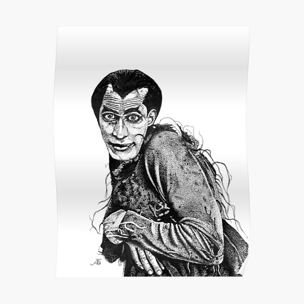 "The Little Imp (portrait of Conrad Veidt) " Poster by wolfsbayn ...