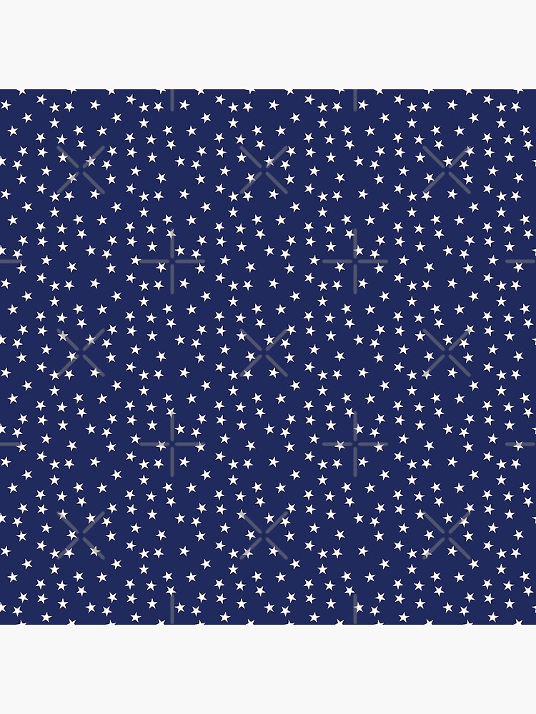 "Classic Navy Blue Stars Pattern" Poster for Sale by RKasper | Redbubble