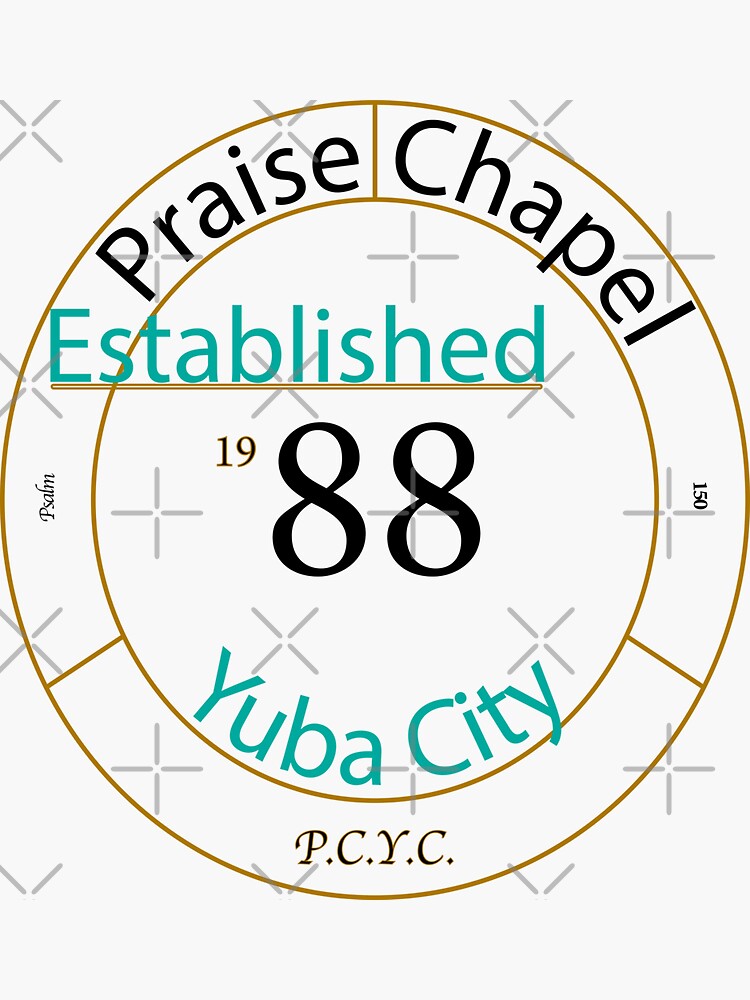 "Praise Chapel Yuba City" Sticker for Sale by jjbuble | Redbubble
