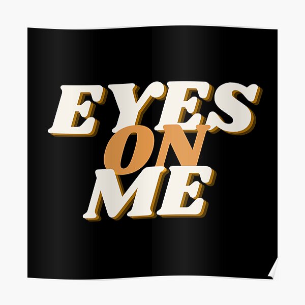 "EYES ON ME 아이즈원" Poster for Sale by K-LetterCo | Redbubble