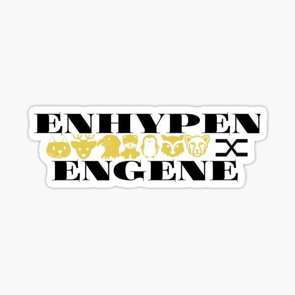 "Enhypen Engene" Sticker for Sale by sandh-shoppe | Redbubble