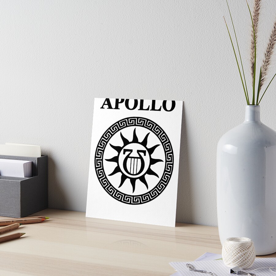 "Apollo Greek God " Art Board Print for Sale by Montecinostamps | Redbubble