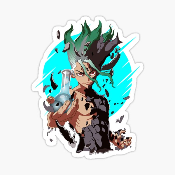 "Dr Stone " Sticker for Sale by blrhwwd19 | Redbubble