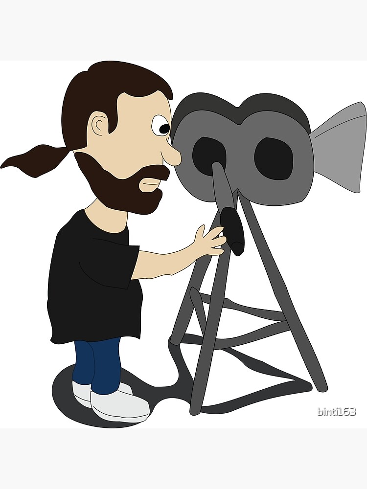 Póster «Cineasta personaje cómico vector de la imagen» de binti163 ...