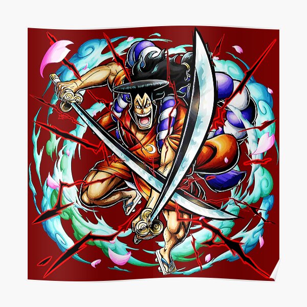 "oden kozuki power on strong art" Poster by lenahelmuth | Redbubble