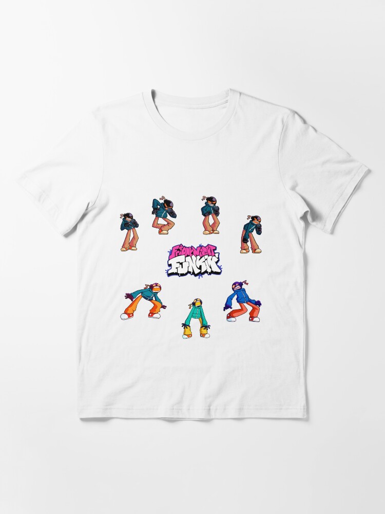 " Friday Night Funkin Whitty All Pose Stickers" T-shirt for Sale by ...